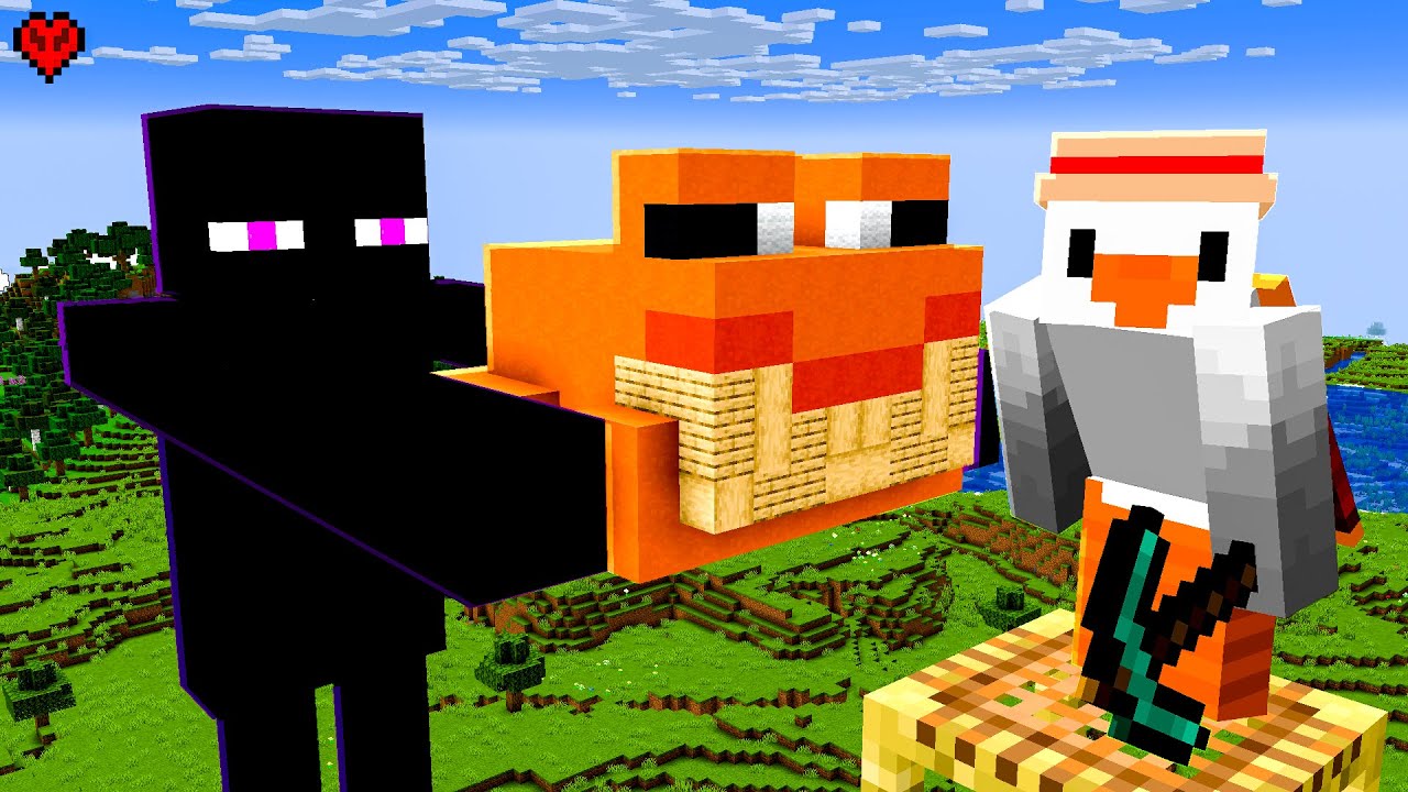 Can I build EVERY Minecraft Mob in One Day? - YouTube