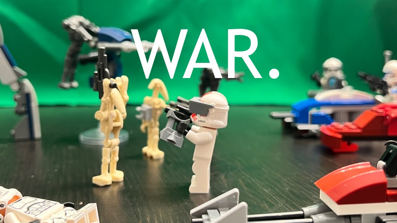 Under Attack! Clones VS Droids | Lego Star Wars Stop Motion-Animation - YouTube