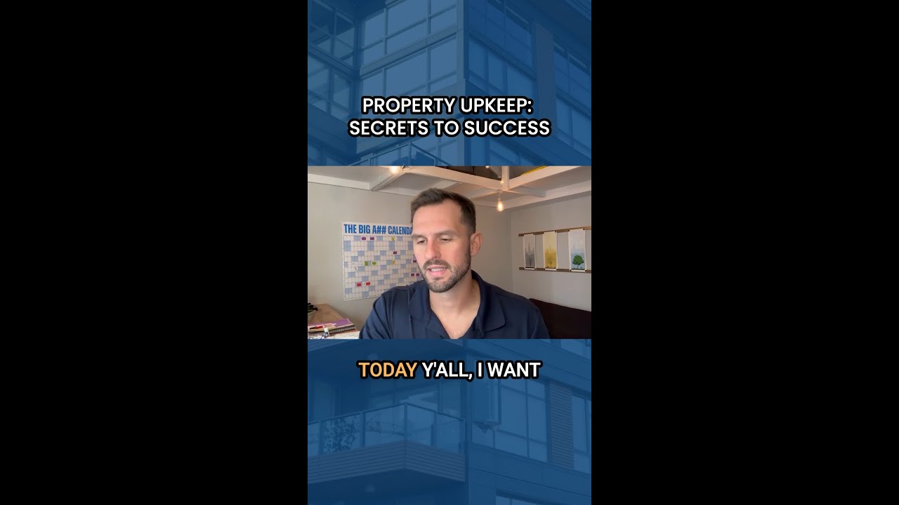 Property Upkeep Secrets To Success #shorts - YouTube