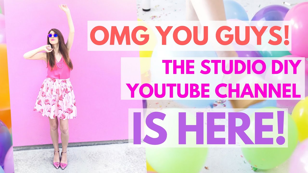 Welcome to the Studio DIY YouTube Channel! - YouTube