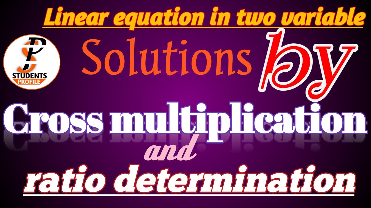 cross-multiplication-ratio-determination-methods-pair-of-linear
