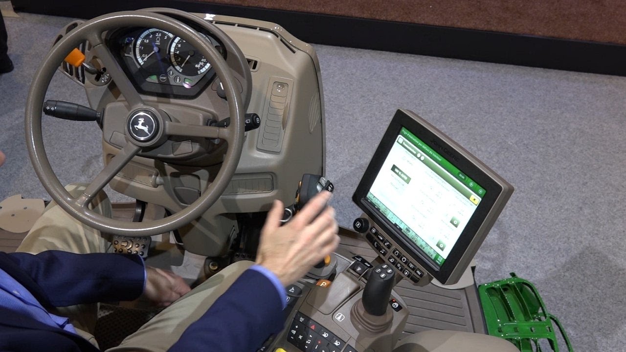 Uitleg over John Deere CommandPRO-joystick 6R-serie en John Deere Sesam Trekkerweb - YouTube
