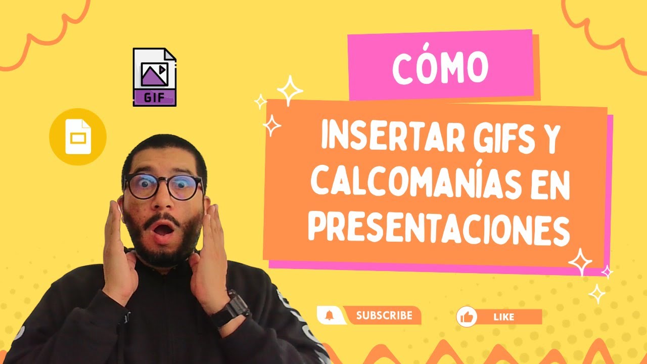 🪅 Cómo insertar GIFs y Calcomanías en Presentaciones de Google - YouTube