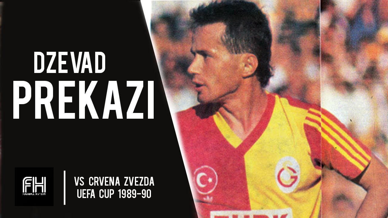 Dževad Prekazi Skills Galatasaray 1-1 Crvena Zvezda UEFA Cup 1989/90 ...