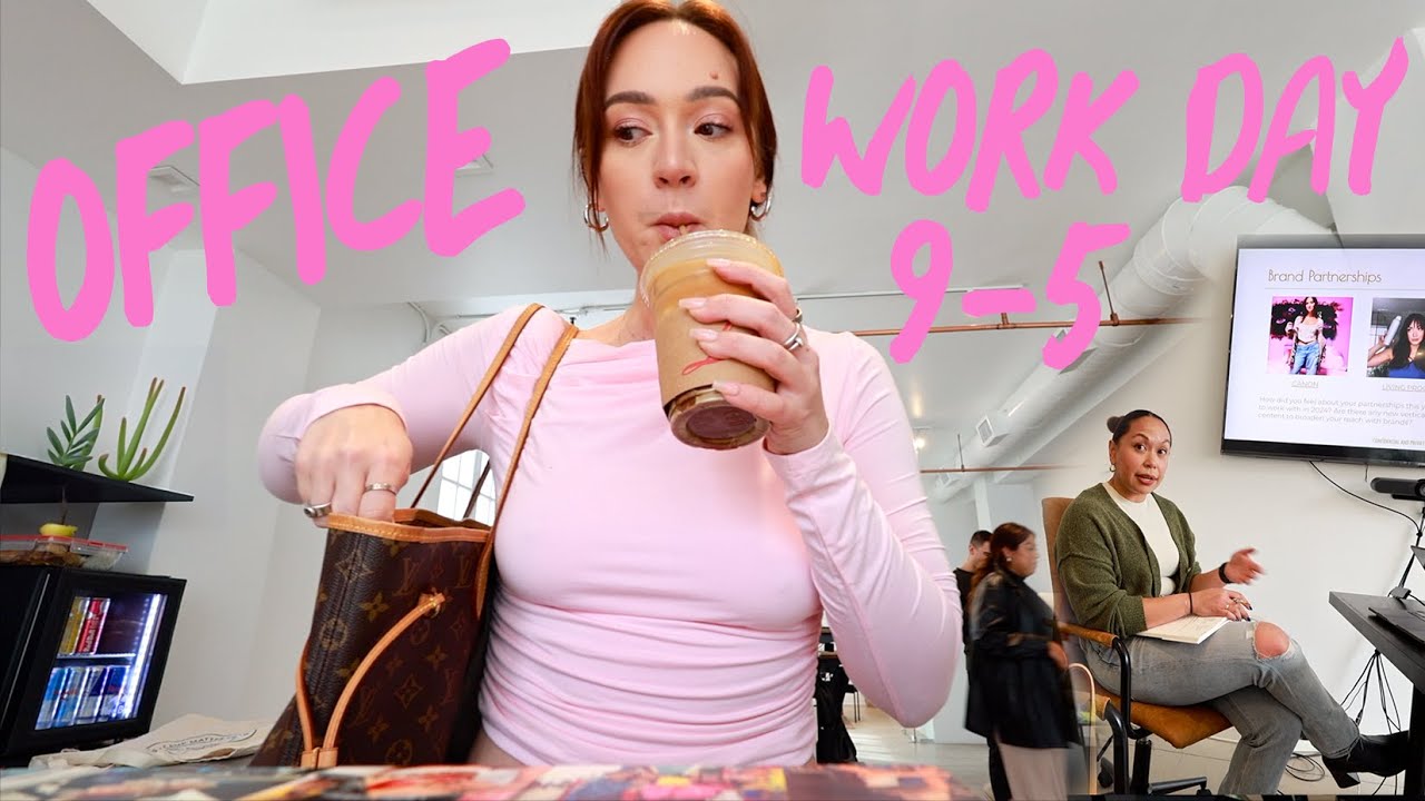 Office Work Day In My Life!! *9-5pm Social Media Management / Marketing ...