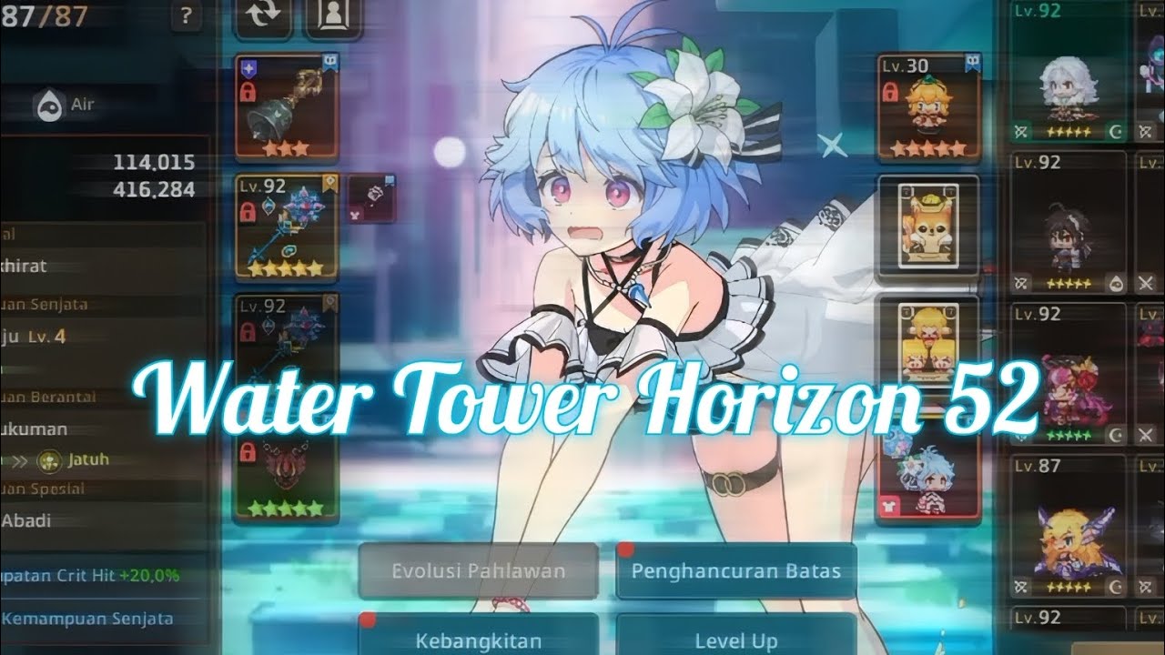 Guardian Tales - Water Tower Horizon 52 - Get Second Life With Hana ...