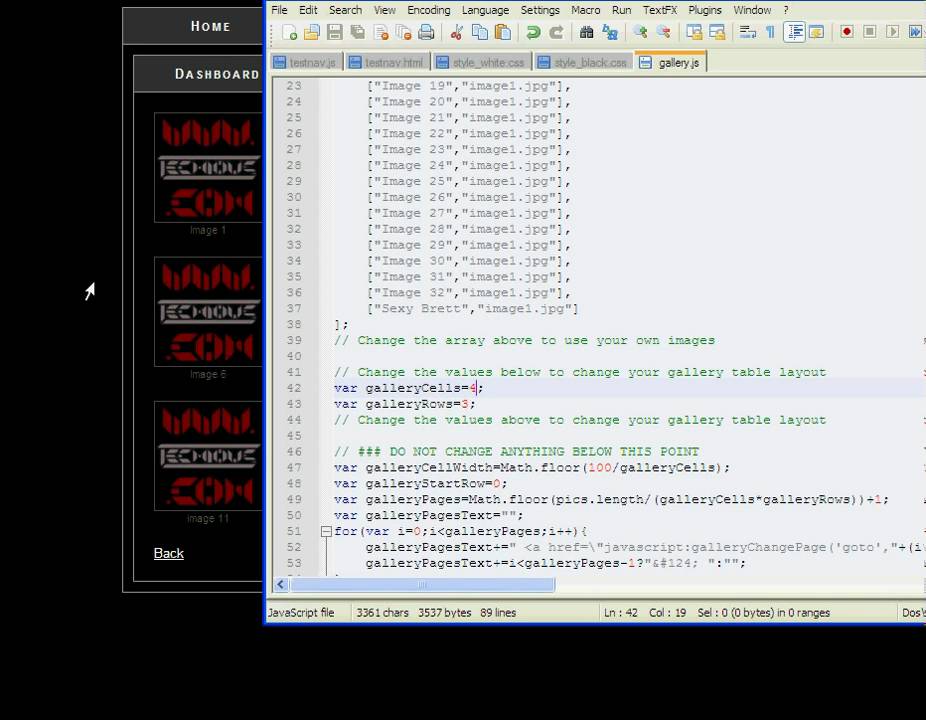 JS Gallery 2 - YouTube
