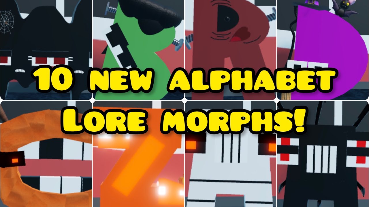 [NEW] How To Get ALL 10 NEW MORPHS In “Find The Alphabet Lore Morphs ...