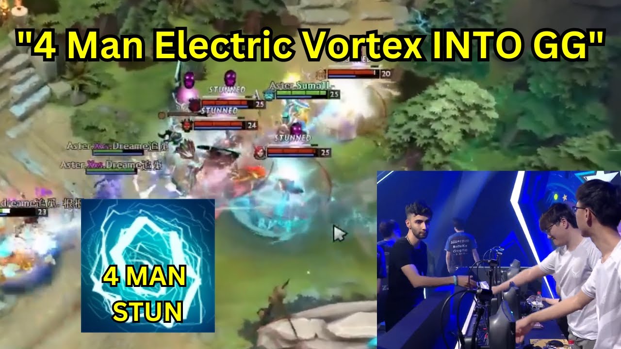 Sumail Unbelievable 4 Man Electric Vortex on Storm spirit Destroys Azure Ray | Aster vs Azure ...
