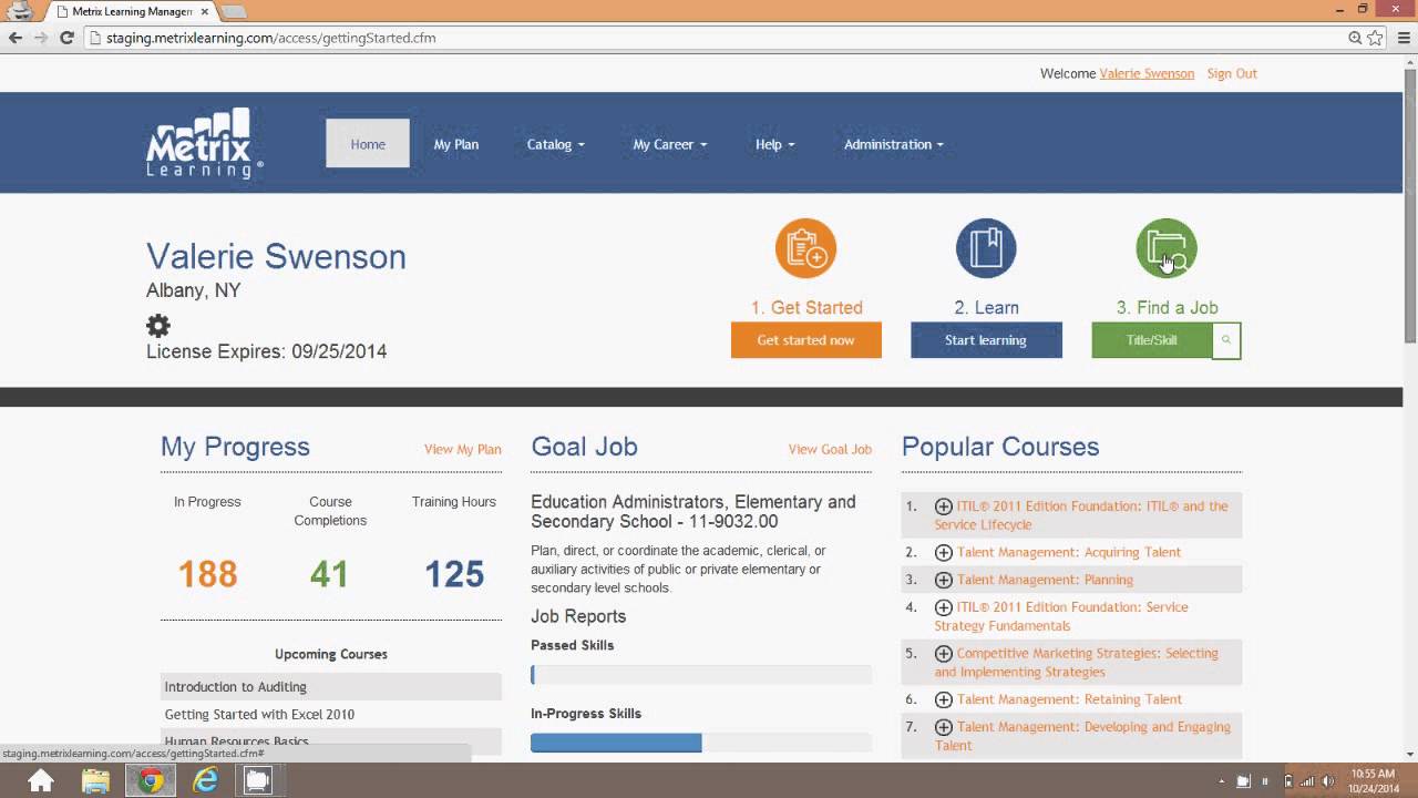 Career Pathways Portal Demo - November 2014 - YouTube