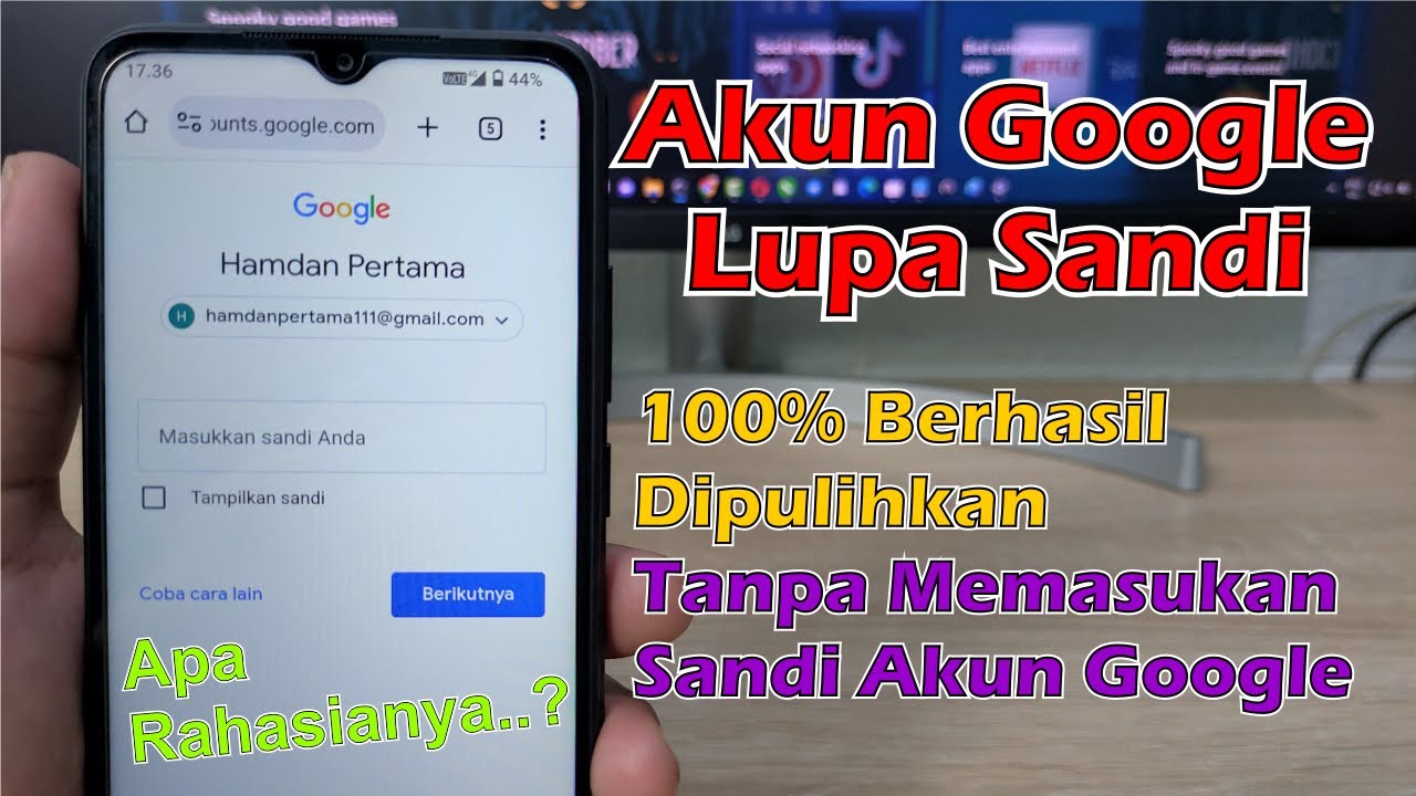 Cara Mendapatkan Kembali Akun Google Yang Lupa Sandi - YouTube
