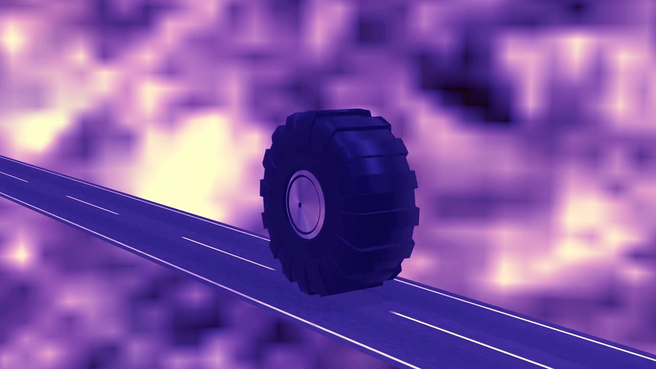 Blender Animation - Rolling Tyre - YouTube