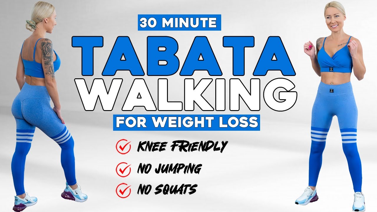 5000 STEPS TABATA WORKOUT Fast Walking No Jumping Knee Friendly Cardio ...