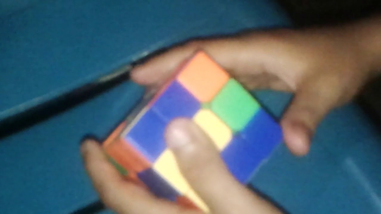como armar el color azul de cubo rubik - YouTube
