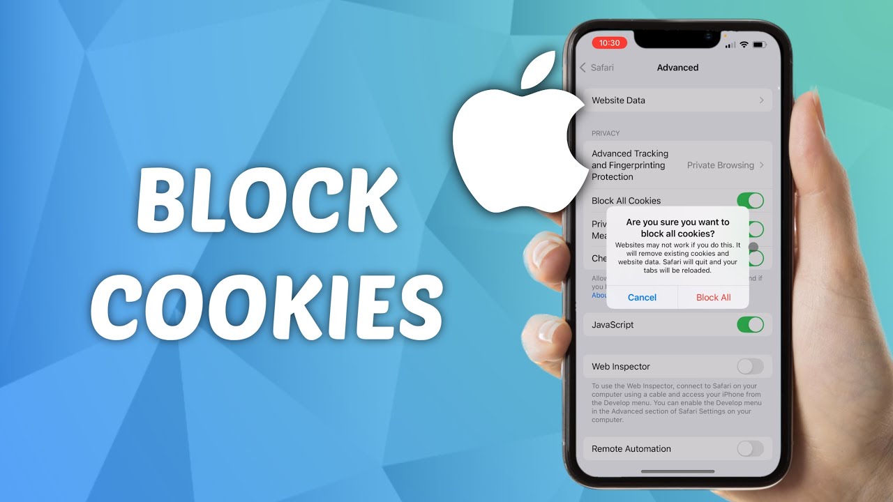 How to Block Website Cookies on iPhone or iPad - YouTube