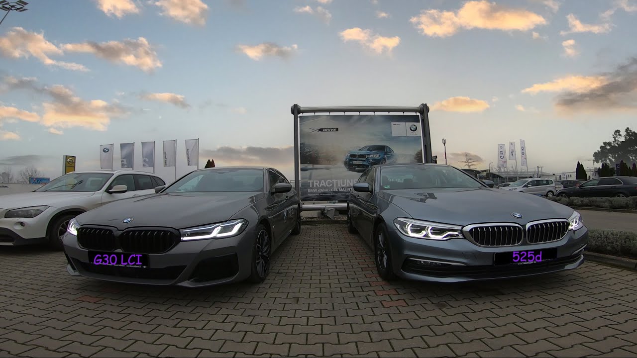 Comparatie G30 LCI vs pre-LCI + Test drive 530e 292hp !! - YouTube