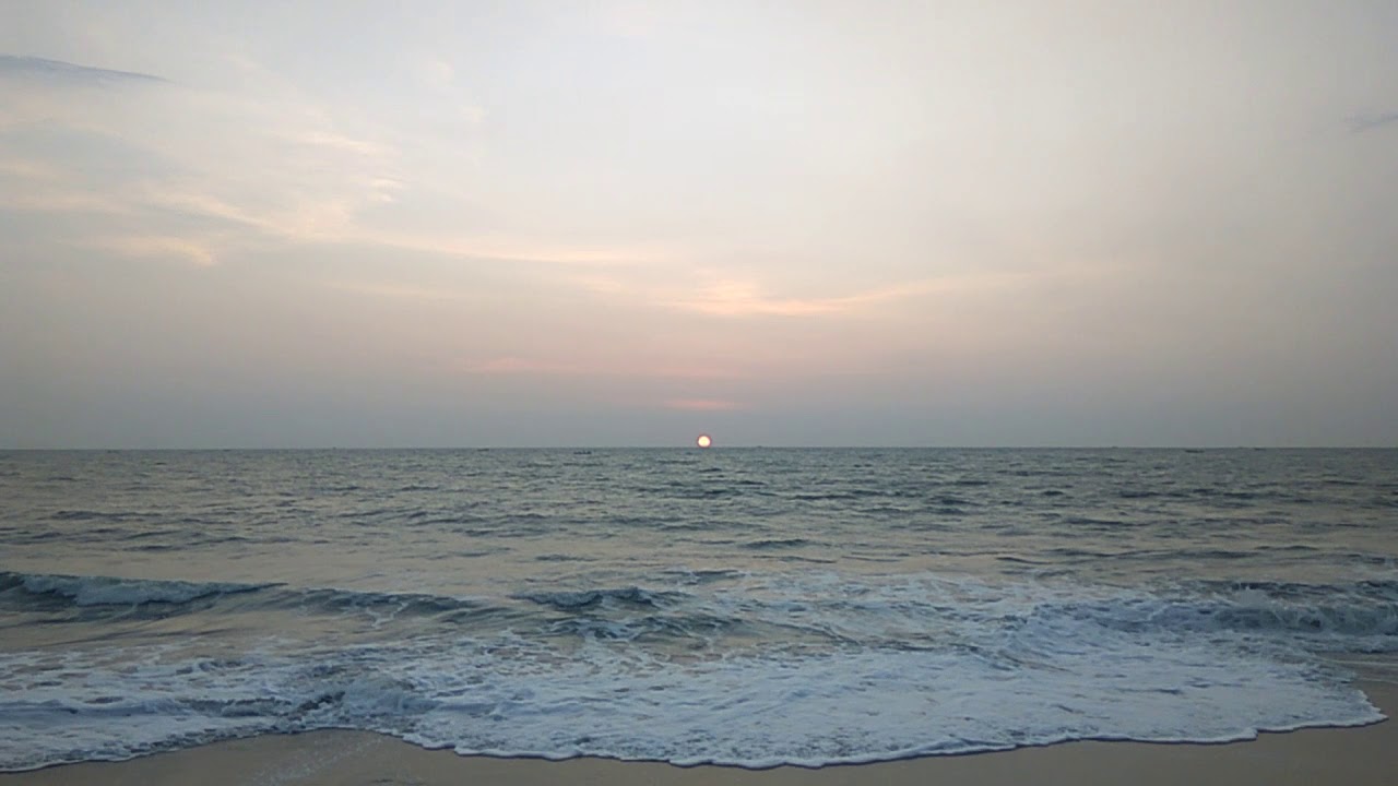 Kerala Sea @ Sunset | Cherai Beach, India - YouTube