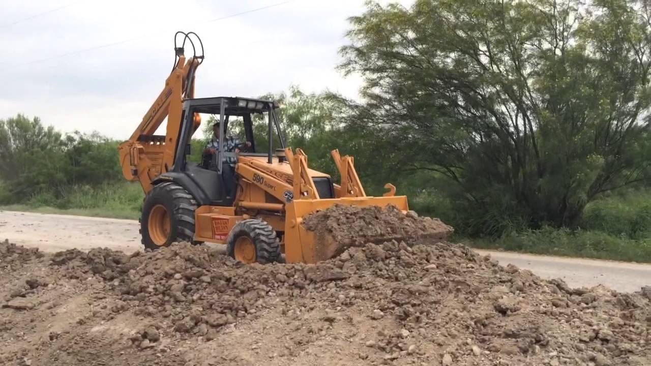 1997 Case 590SL - YouTube