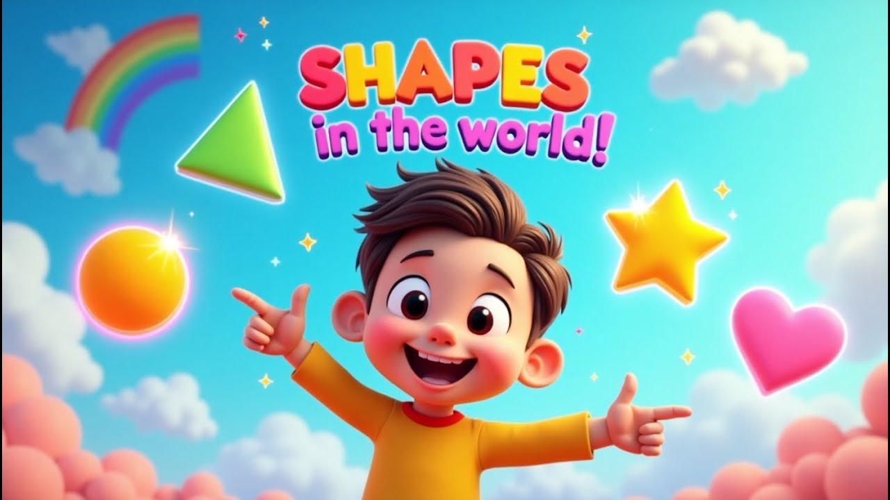 "Shapes in the World | Learn Shapes for Kids | Fun Educational Song ...