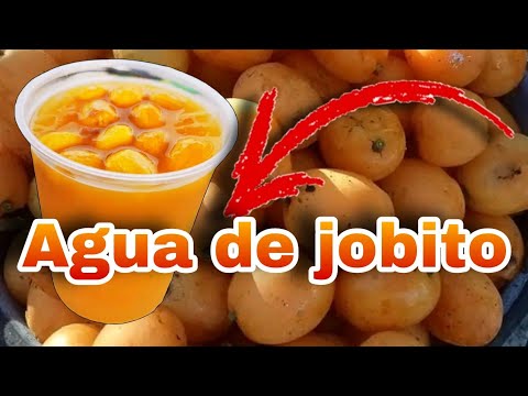 Cómo Preparar agua de jobo recién hecha con pulpa natural de la fruta ...
