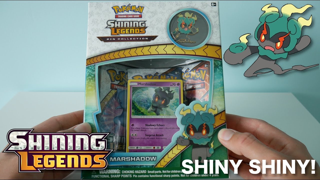 Pokemon Shining Legends Marshadow Box Opening - YouTube