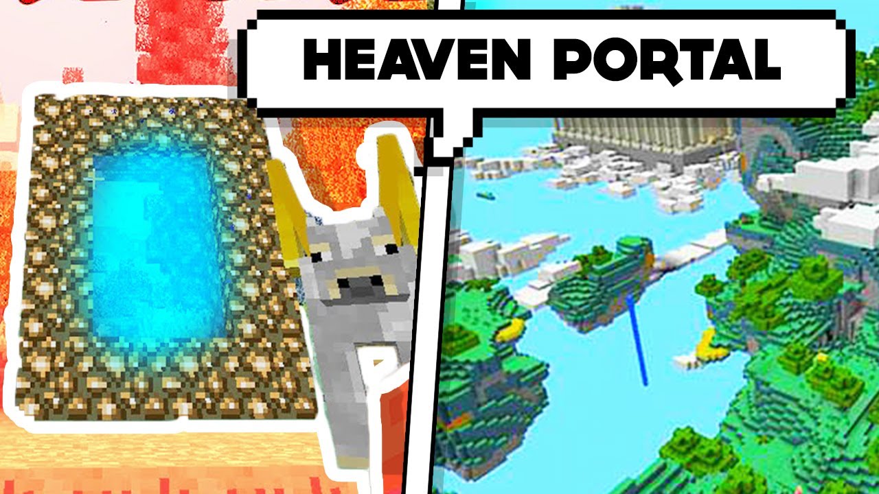 MINECRAFT: HOW TO MAKE GOD AETHER WORLD PORTAL | @Finestly ON ...