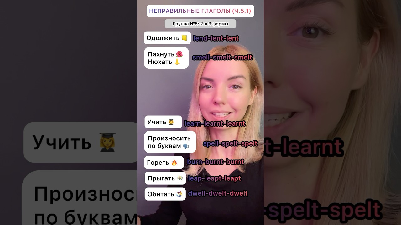 Неправильные глаголы - YouTube