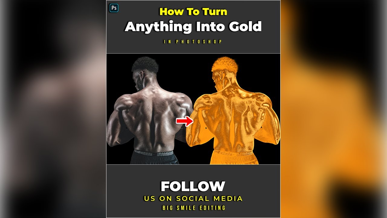 How To Turn Anything into GOLD - Photoshop Tutorial - YouTube
