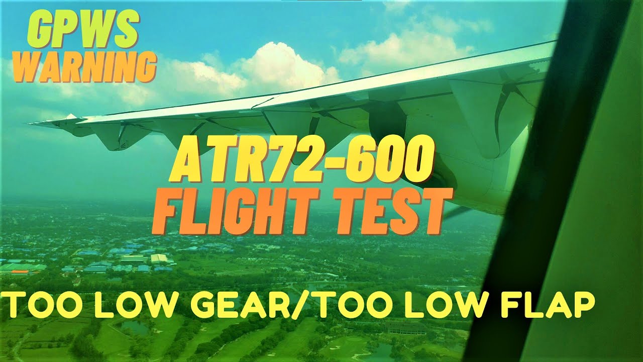 🔺ATR72-600:🔶GPWS Warnings 🔶Too Low Gear 🔶Too Low Flap⭕ During Flight ...
