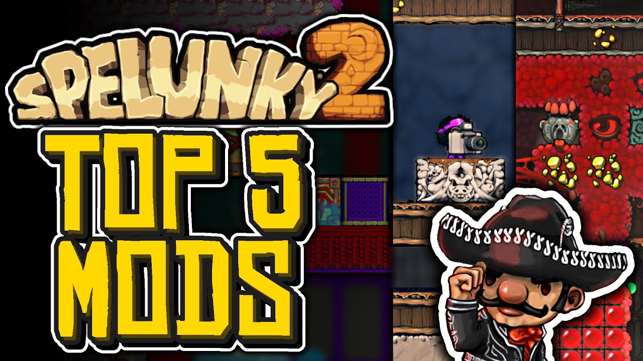 Top 5 Mods of Spelunky 2 (Vol 1) - YouTube
