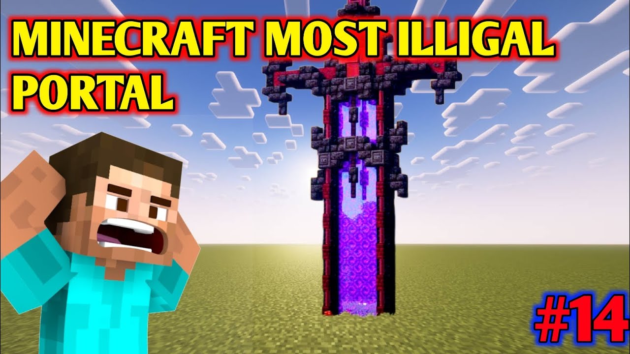 MAKING THE EXTREME NETHER PORTAL IN MINECRAFT SURVIVAL |WILL THIS IS ...