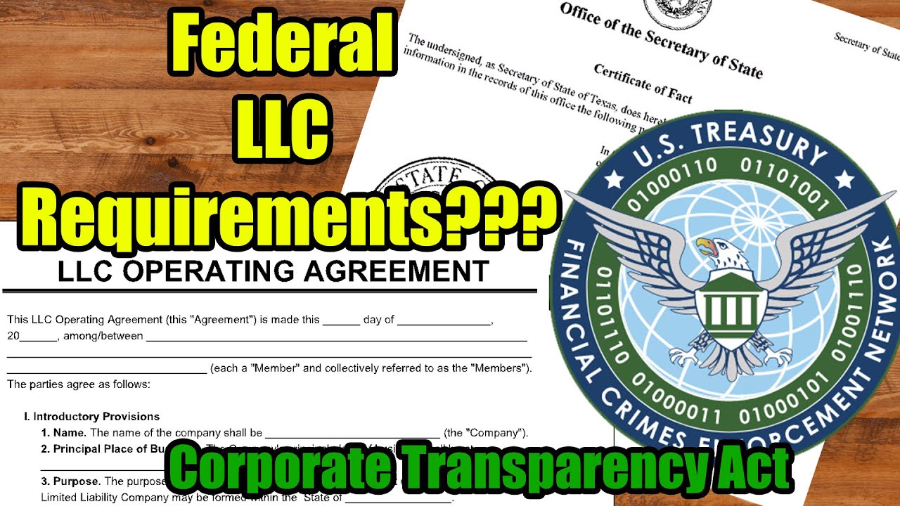 Federal LLC Regulations? (Corporate Transparency Act) - Attorney ...
