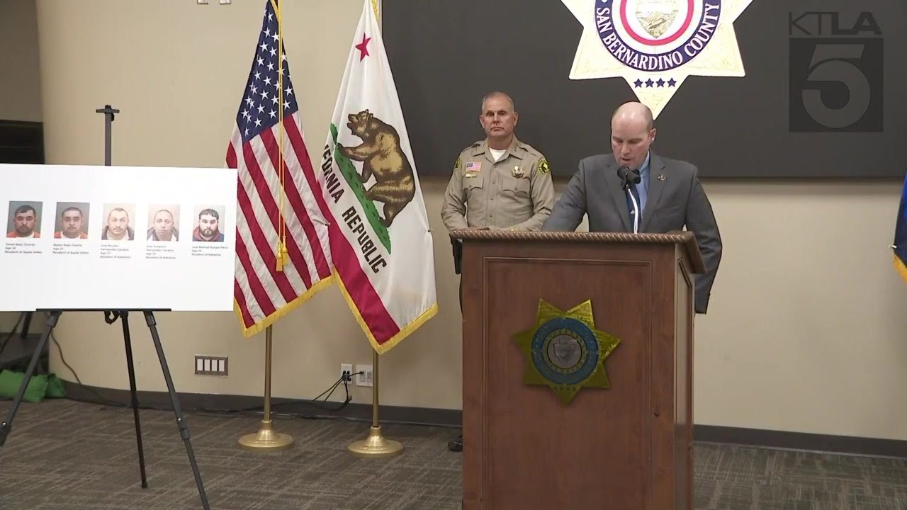 Authorities announce arrests in the slaying of 6 men in the Mojave ...