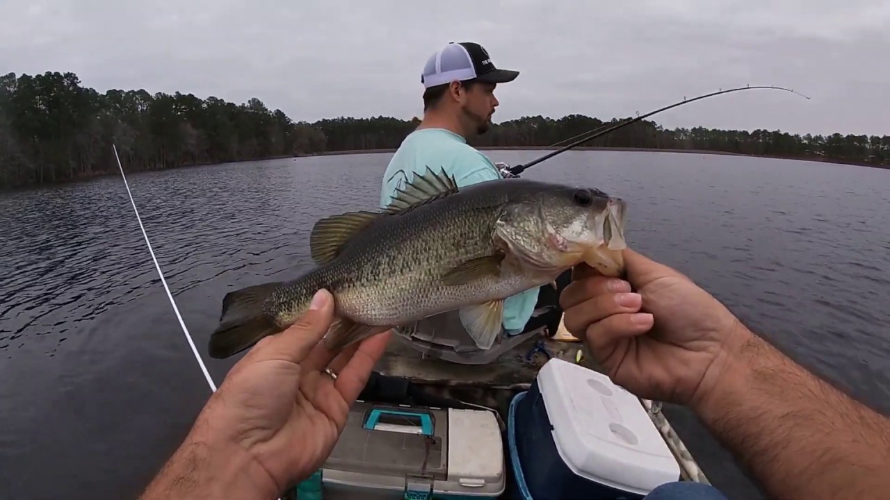 Catching Largemouth Bass {Great trip with my brother}!!! - YouTube