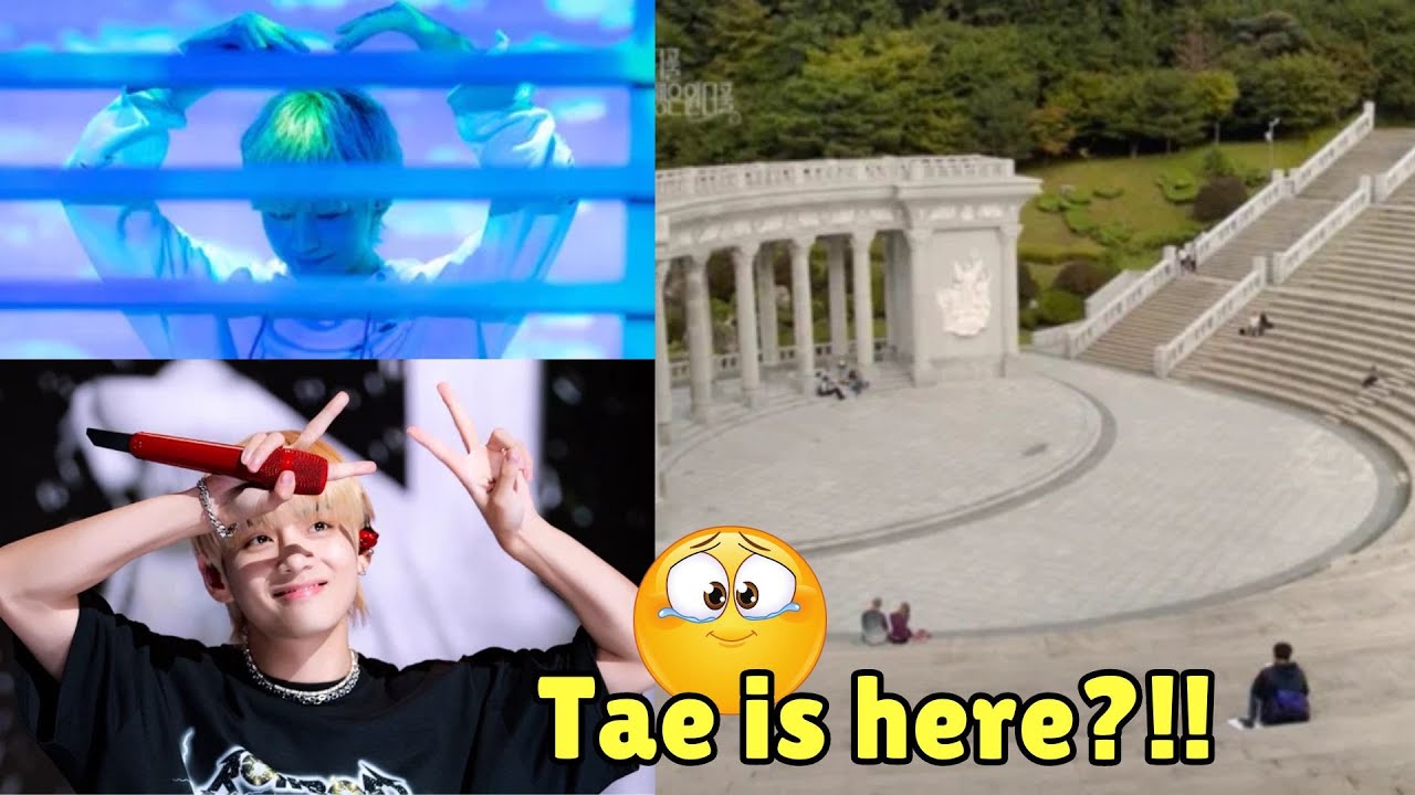 OMG Hyein covered Tae’s😭💜 So Taehyung's fan meeting will be held here ...