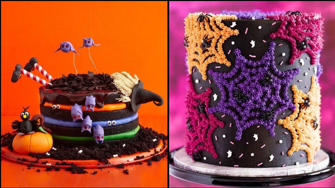 50 Easy Creepy Cake Ideas for Halloween/DIY Scary Halloween Cake Decor ...