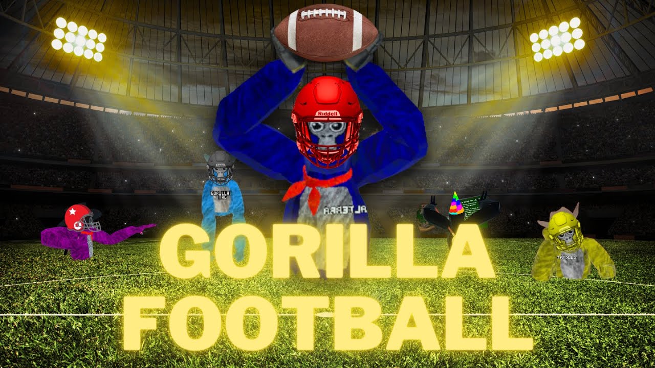 GORILLA TAG FOOTBALL FUNNY MOMENTS! - YouTube