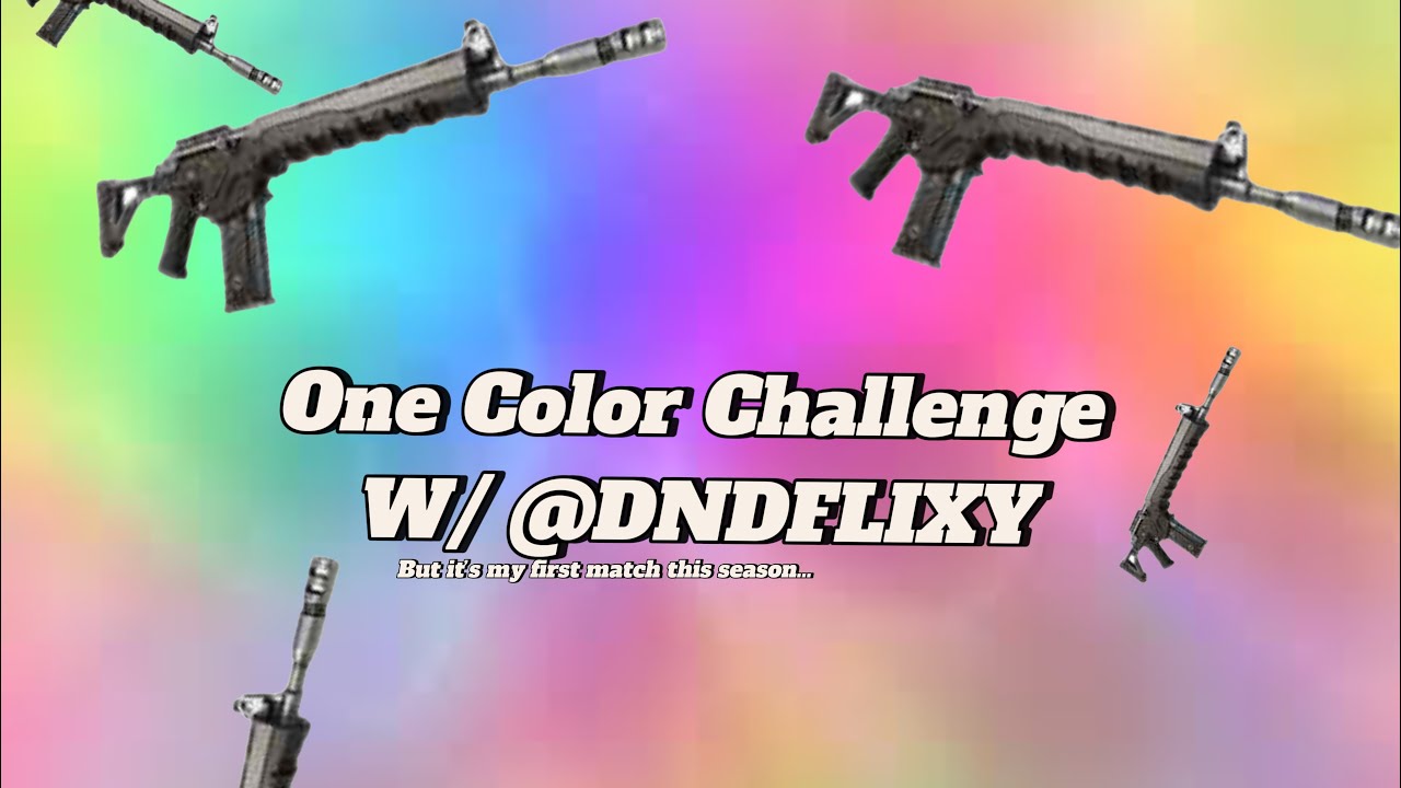 One Color Challenge W/ @FlixzyFN1 - YouTube