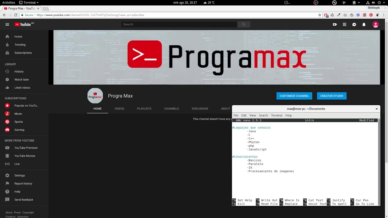 Bienvenidos a programax - Programación - YouTube