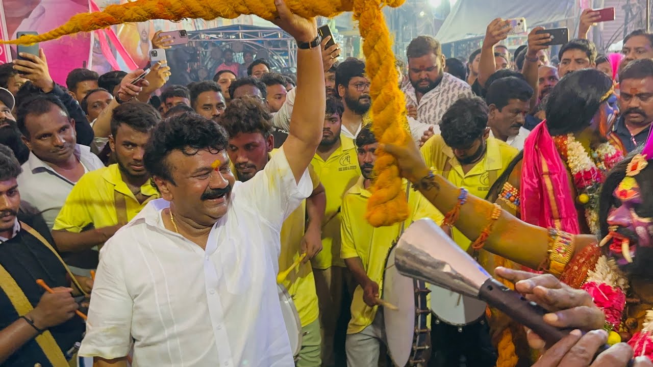 Minister Talasani Srinivas Yadav palaram Bandi 2023 Procession ...