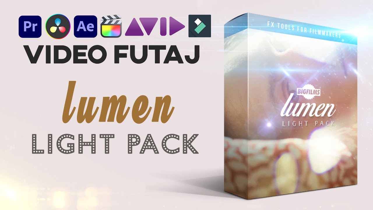 Video futaj lumen light pack premiere pro, after effects, davinci ...