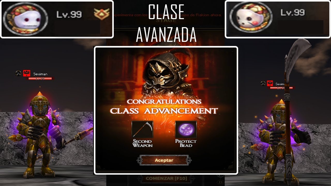 Como Ser Clase Avanzada Subiendo Clase a Mejorada Rakion 2023 - YouTube
