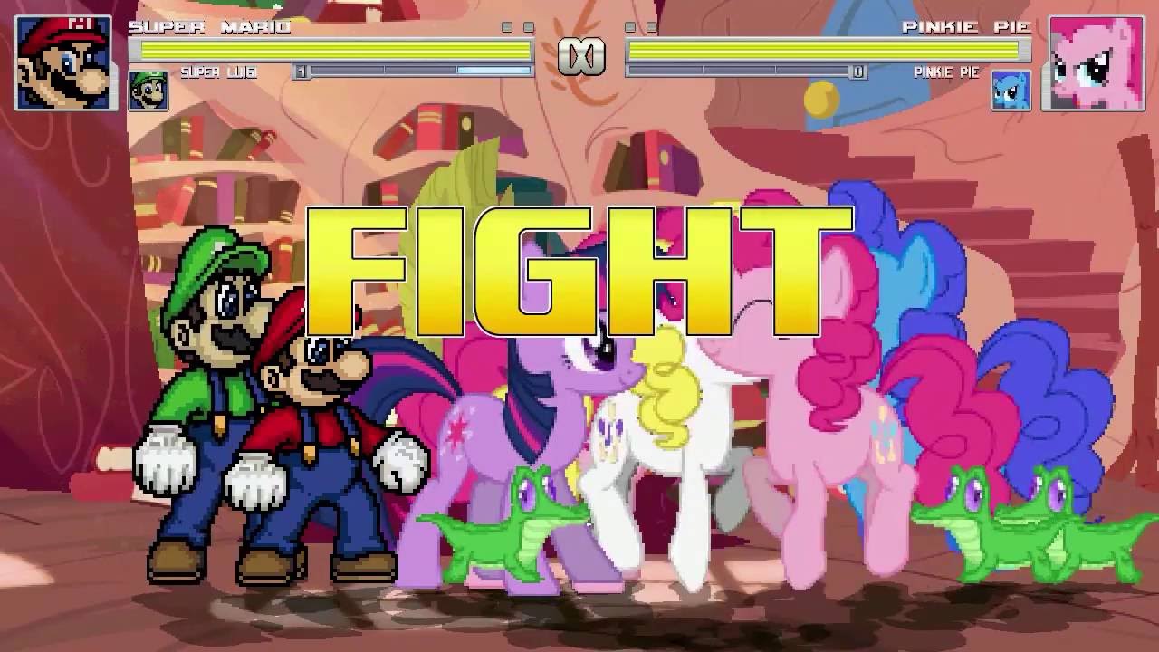 AN Mugen Request #731: Super Mario, Super Luigi & Twilight Sparkle VS ...