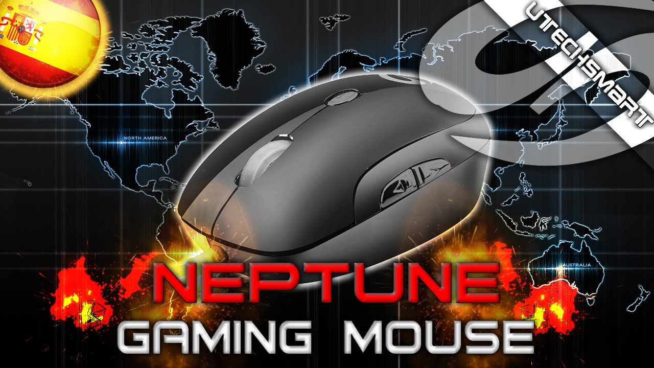 Review - GAMING MOUSE NEPTUNE 2400 ppp UtechSmart [Español] - YouTube