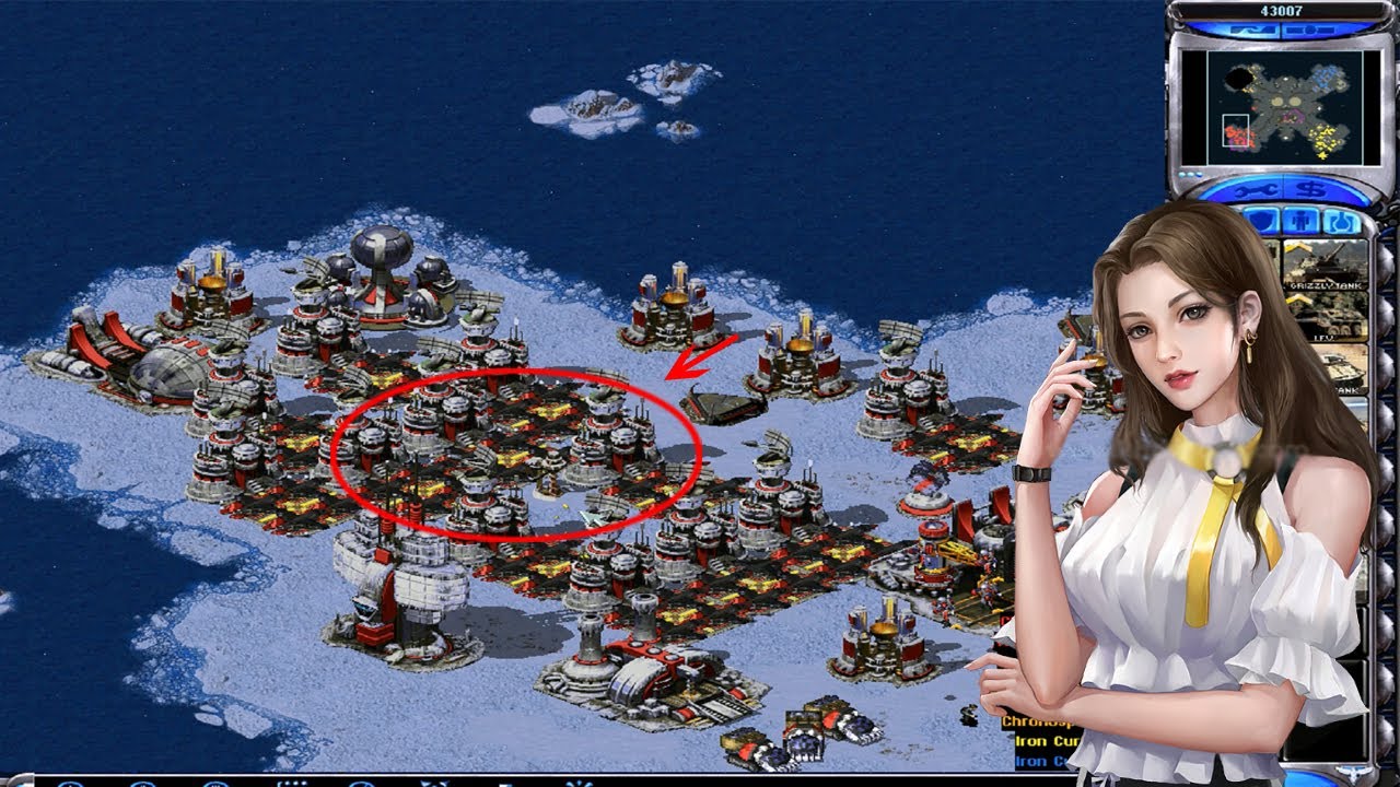 Red Alert 2 FaceDown 1 vs 3 Rude Enermy Superweapon - YouTube