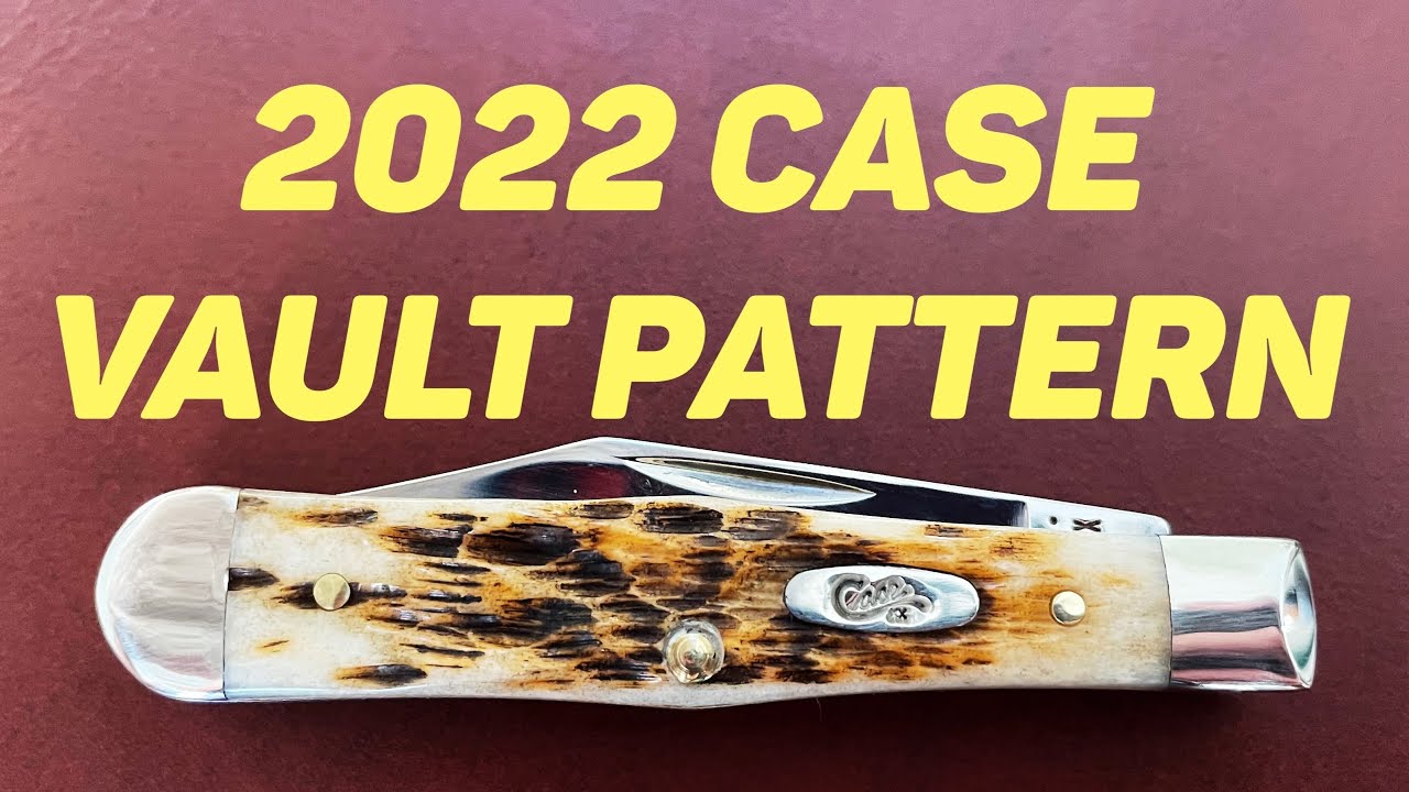 Case Knife 2022 Vault Pattern Small Swell Center Jack (Coke bottle ...
