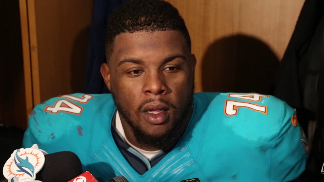 Videos: Miami Dolphins Jermon Bushrod speaking to reporters after game ...