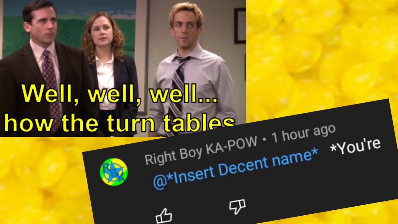 Well Well Well How the turn tables meme in YouTube comment replies ...