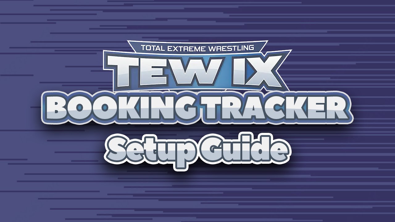 TEW IX - Booking Tracker Setup Guide - Improve your Booking! - YouTube