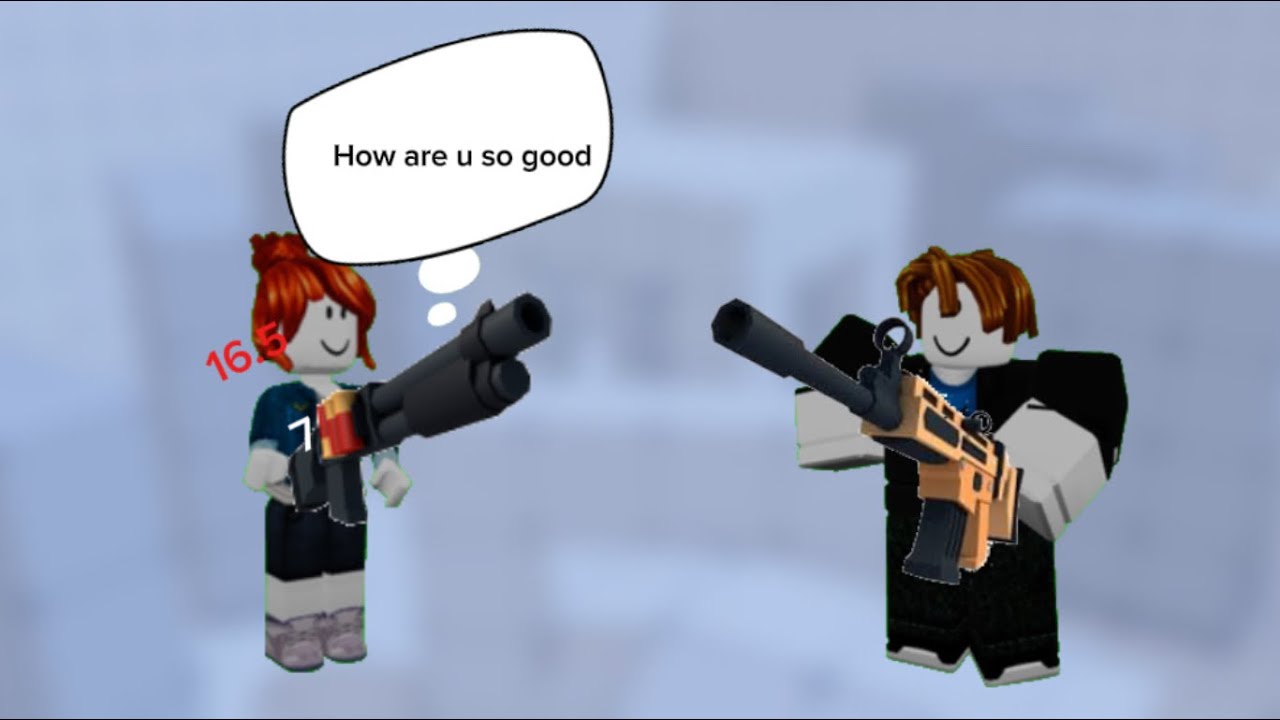 Pretending to be a noob in rivals - YouTube